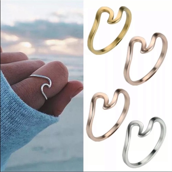 Jewelry | Nwt Rose Gold Cali Wave Ring | Poshmark
